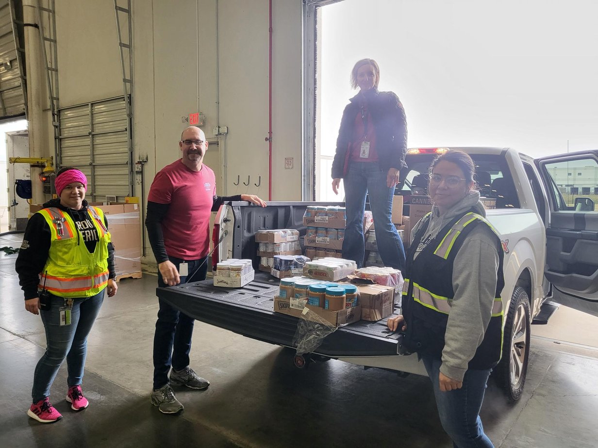 TSG Donates 1500LBS of Food to Local Food Banks